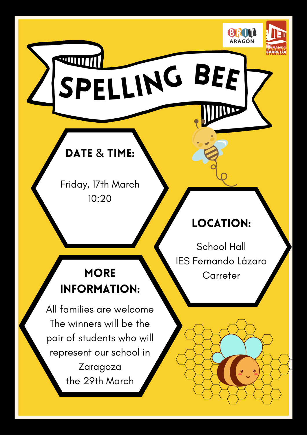 First Spelling Bee Contest – I.E.S. Fernando Lázaro Carreter